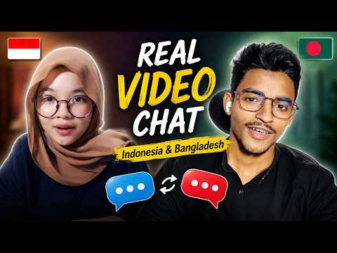 English Conversation with an Indonesian Muslim Girl 🇮🇩 | Life, Study & Hijab | OmeTV Chat #funny