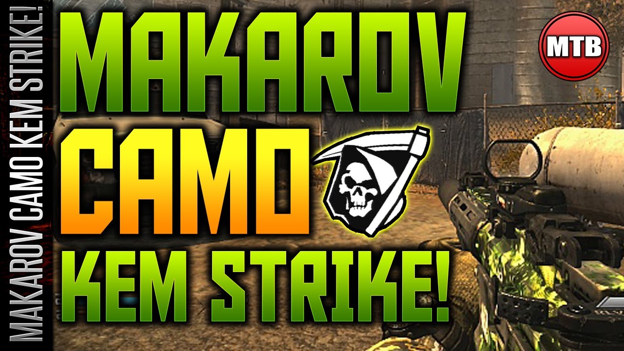 COD Ghosts - NEW DLC "MAKAROV CAMO" KEM Strike + Character Skins ...