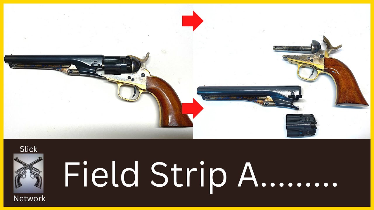 How To Field Strip a 1862 Pocket Police Reproduction - YouTube