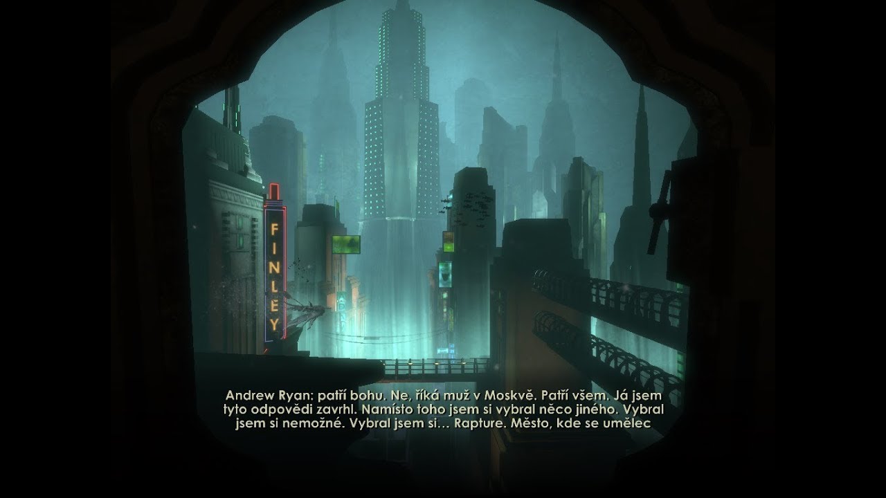 Bioshock [Part 1/11, Lighthouse & Welcome Lobby] Czech Version - YouTube