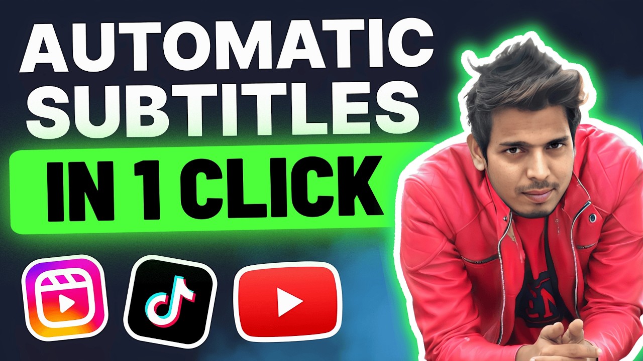 Add Subtitles to Videos in 1 Click - Auto Captions Generator: Rendercut Review - YouTube
