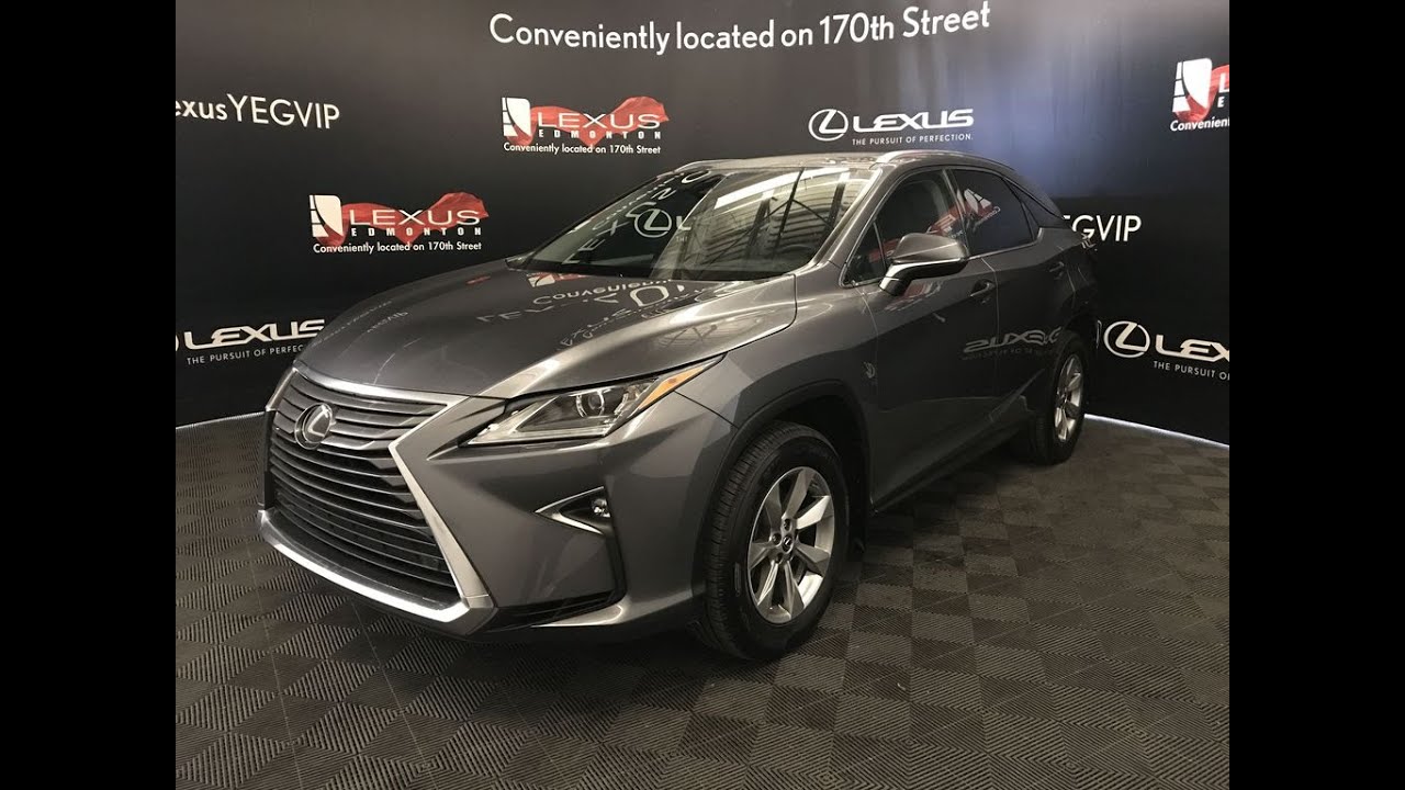 2019 Lexus RX 350 Gray Standard Package Review Edmonton, Alberta ...
