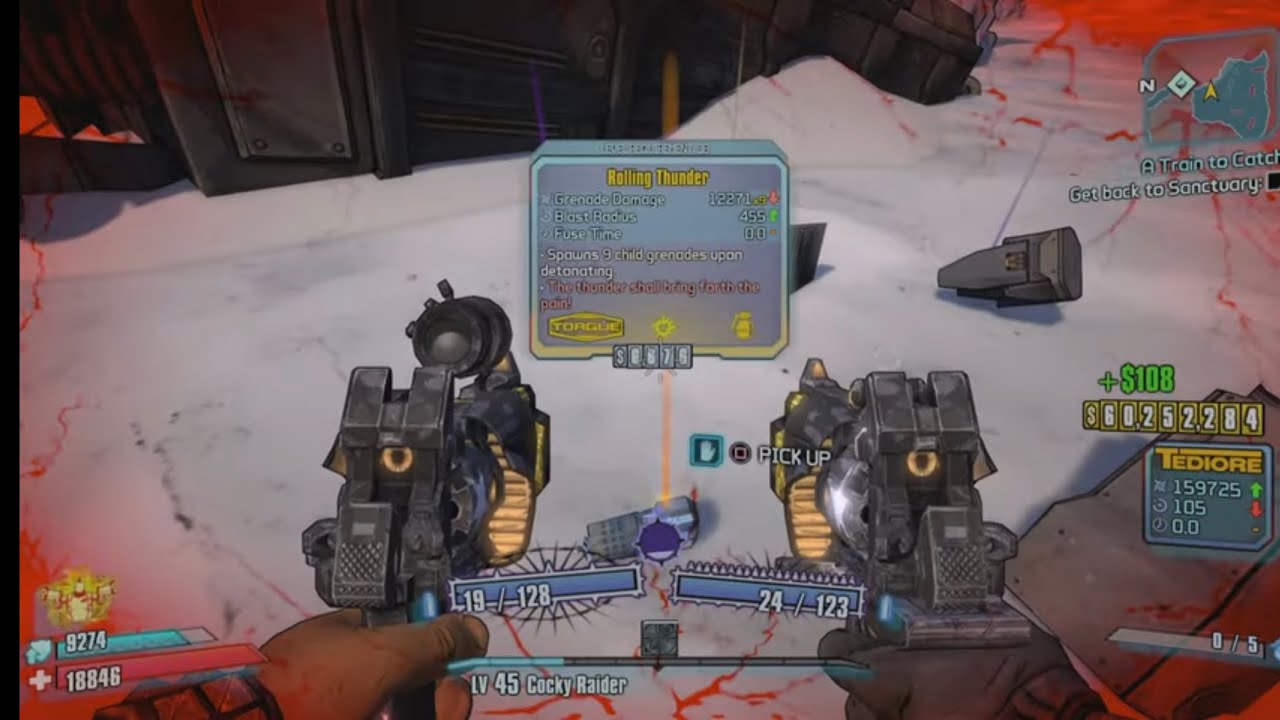 BL2 Wilhelm Drops Rolling Thunder - YouTube