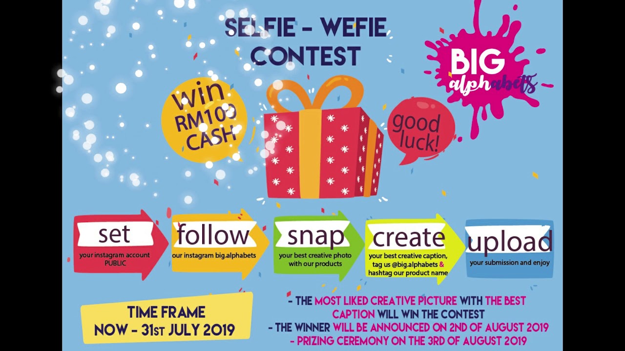 SELFIE AND WEFIE BIG ALPHABETS JULY 2019 - YouTube