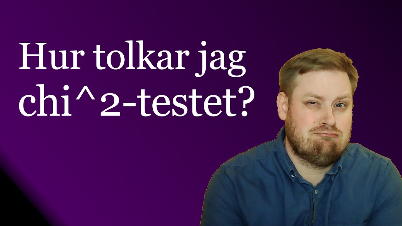 Hur man tolkar en korstabell med ett signifikant chi^2-test - YouTube Hur man tolkar en korstabell med ett signifikant chi^2-test - YouTube