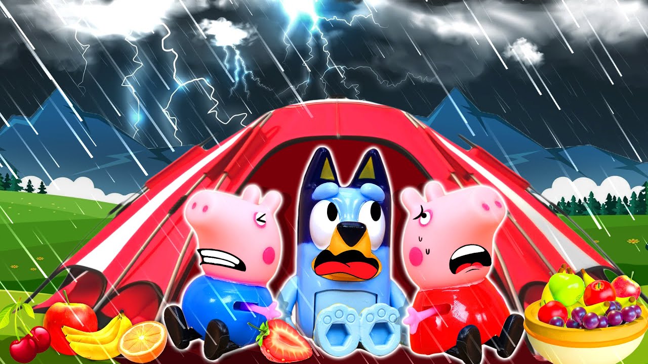 Bluey and Peppa’s Memorable Picnic ⛺ | Bluey Fun Toys - YouTube