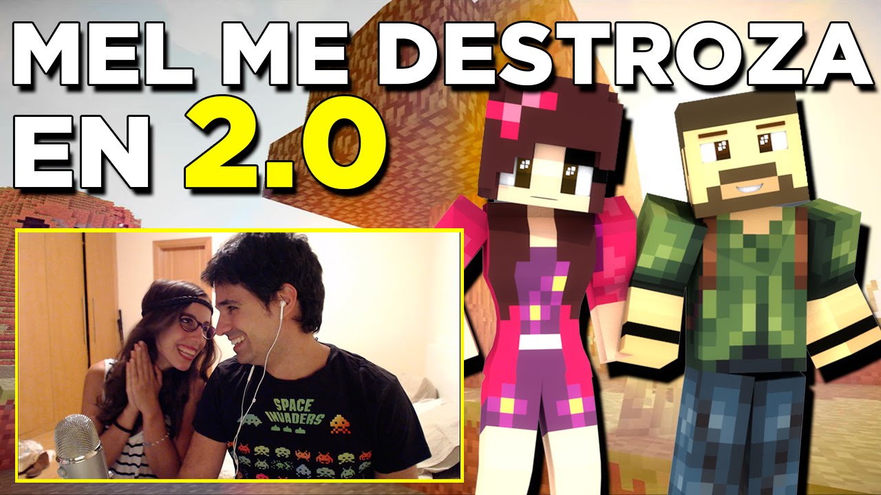 MEL ME DESTROZA EN 2.0!!! | Minecraft | Rovi23 - YouTube
