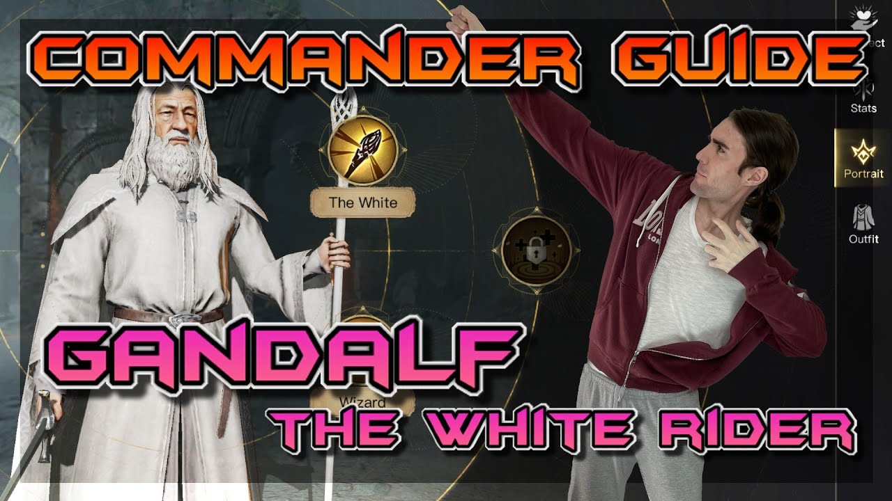 GANDALF THE WHITE - COMMANDER GUIDE - SKILL TROOPS EQUIP COUNTER - LOTR ...