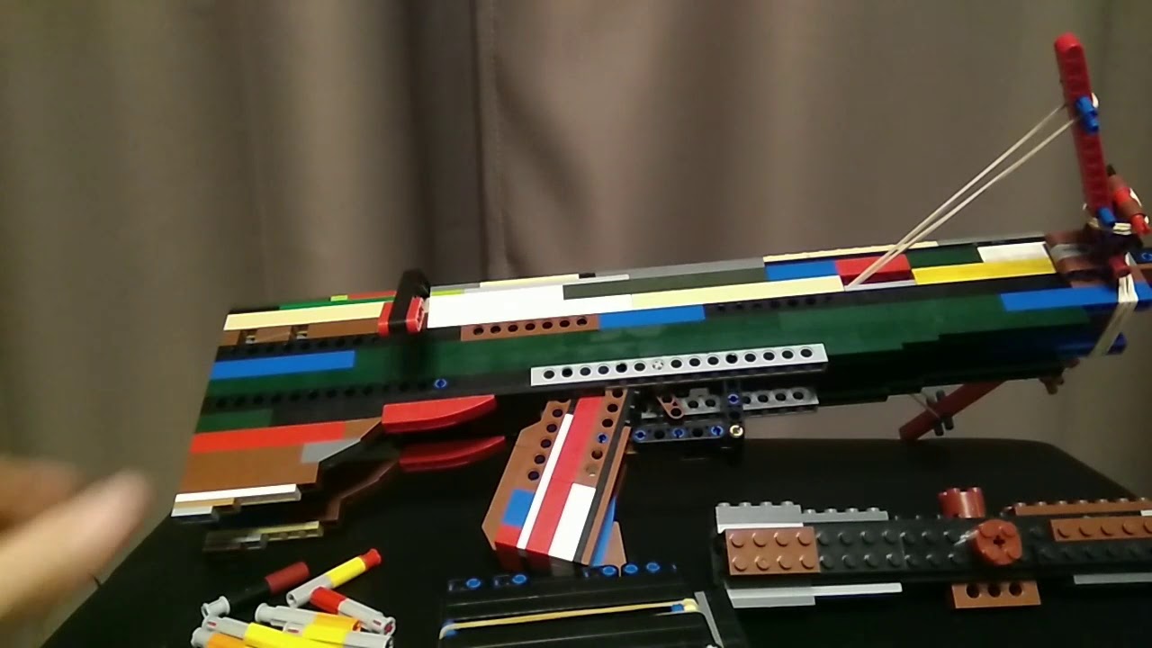 Lego crossbow [working] - YouTube