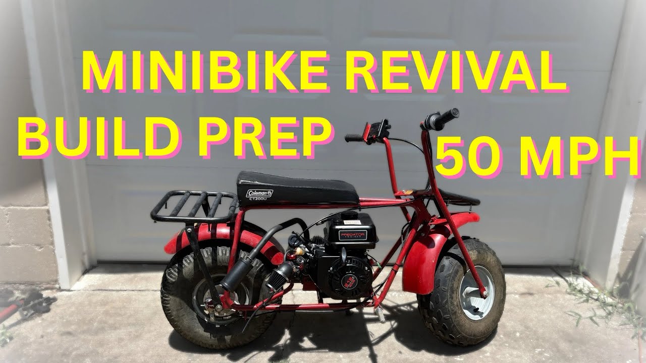 Coleman CT200U Mini Bike Revival Build #minibikes - YouTube