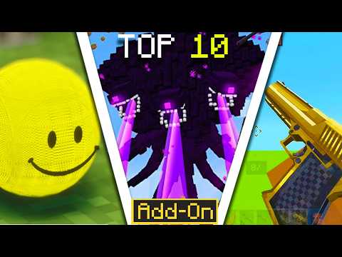 Top 10 BEST FREE Minecraft Bedrock Addons