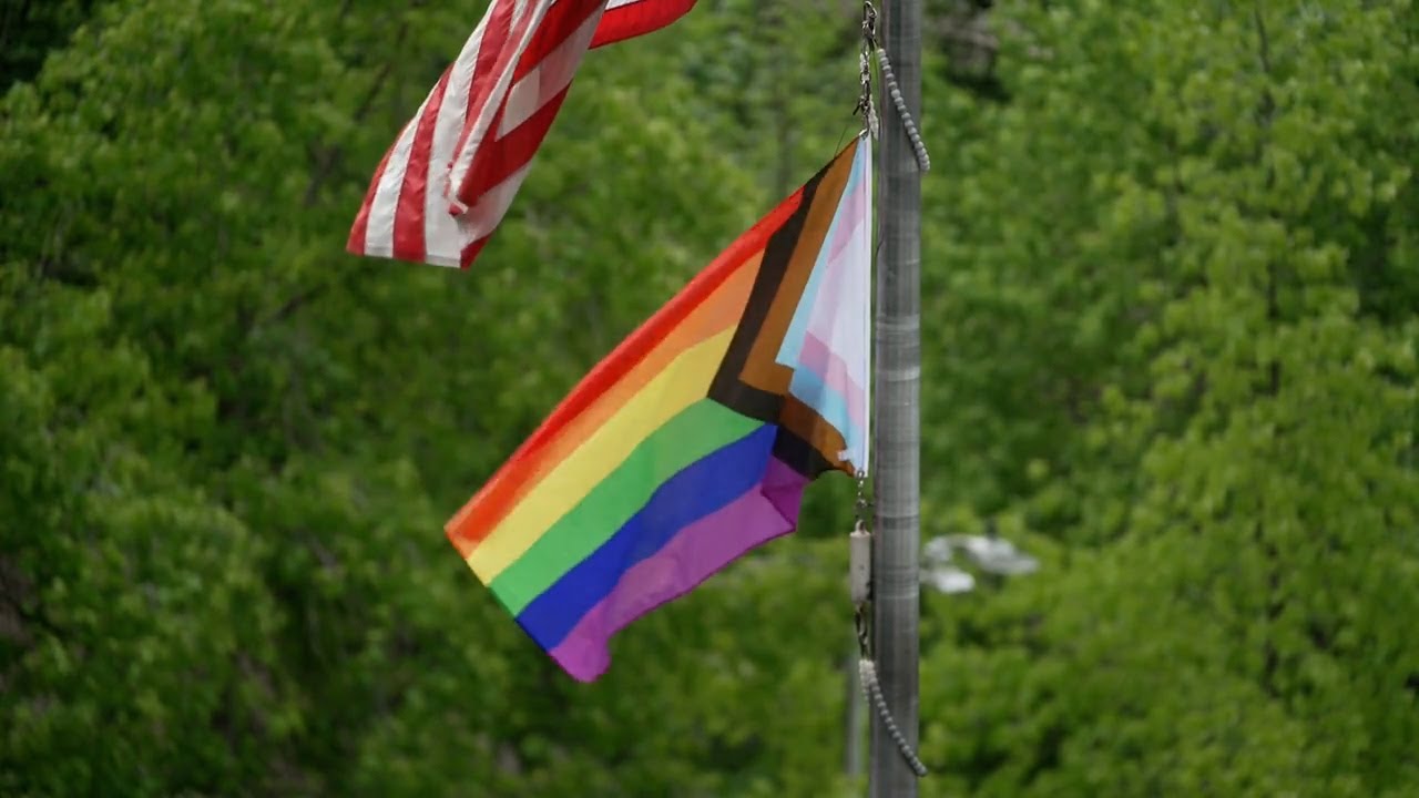 City of Seattle celebrates Pride Month with flag raising - YouTube