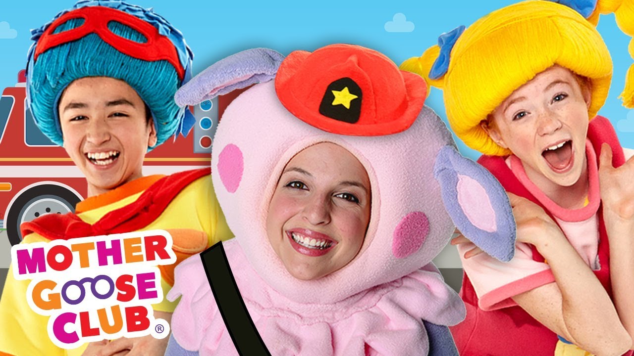 Fire Engine, Fire Engine with Baa Baa Sheep | Mother Goose Club Nursery ...