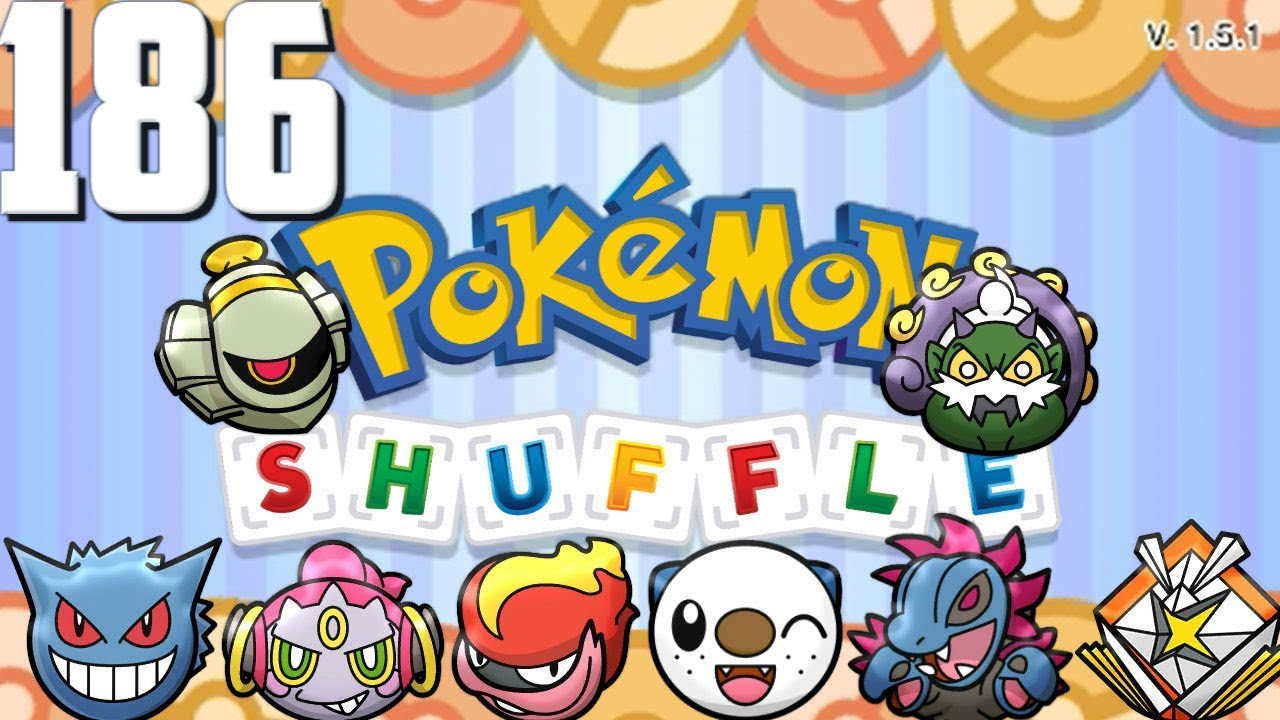 Pokemon Shuffle - Dusknoir, Shiny Gengar, Magmortar, Oshawott, Kartana ...