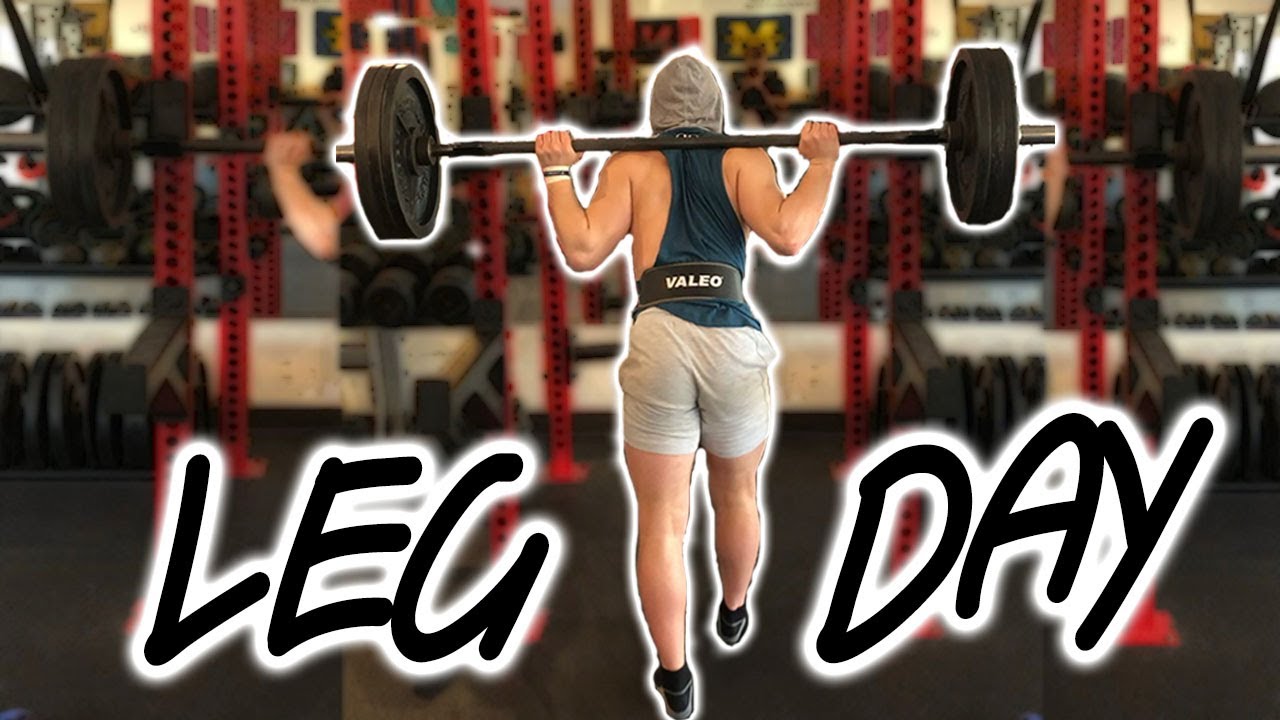 Intense LEG DAY Workout!😤 VLOG #1 - YouTube
