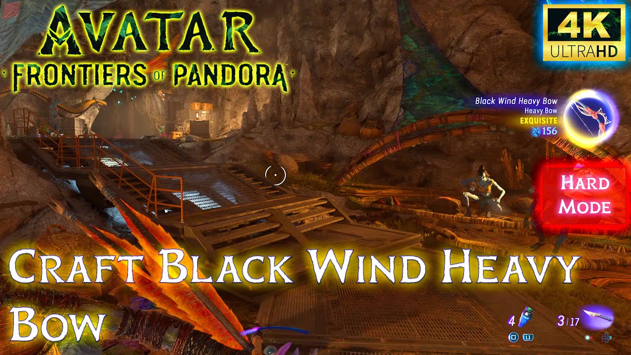 Craft Black Wind Heavy Bow (4K) / Exquisite Bow / Avatar Frontiers Of ...