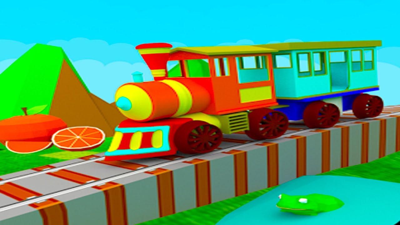 Baby Learn Colors Learning colors games 3D Train for Kids Educational ...