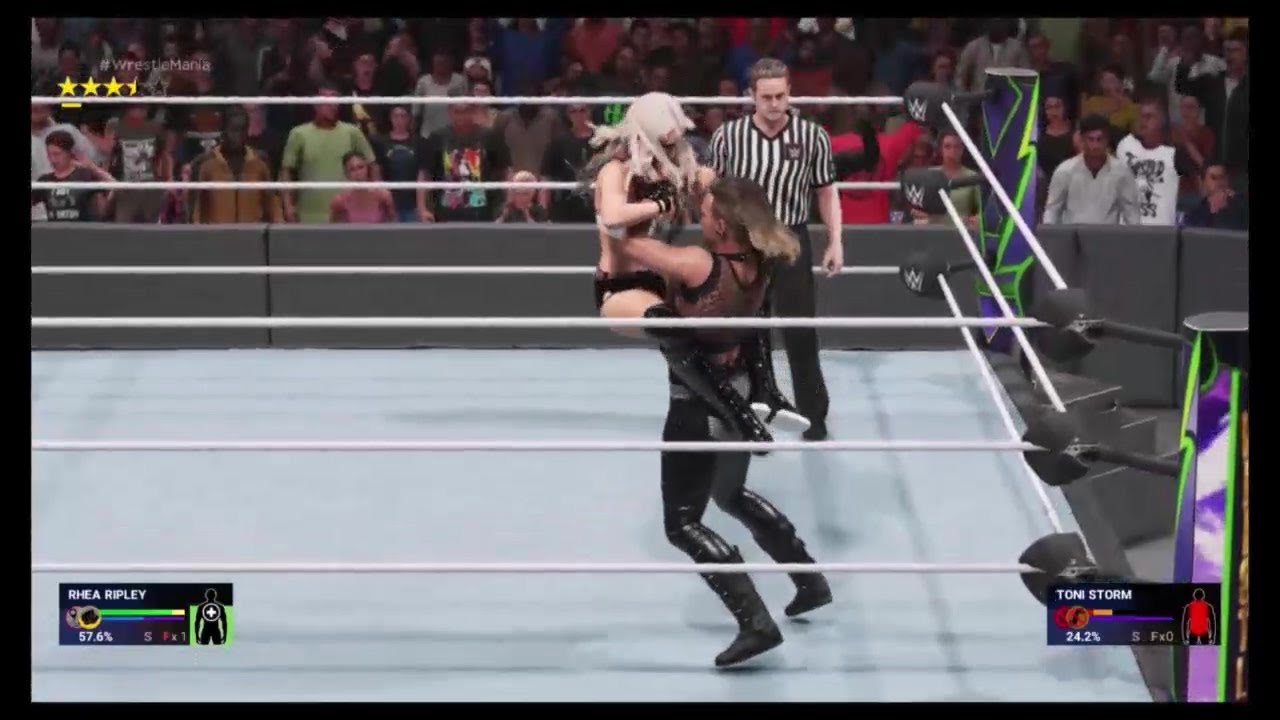 Rhea Ripley vs Toni Storm - YouTube