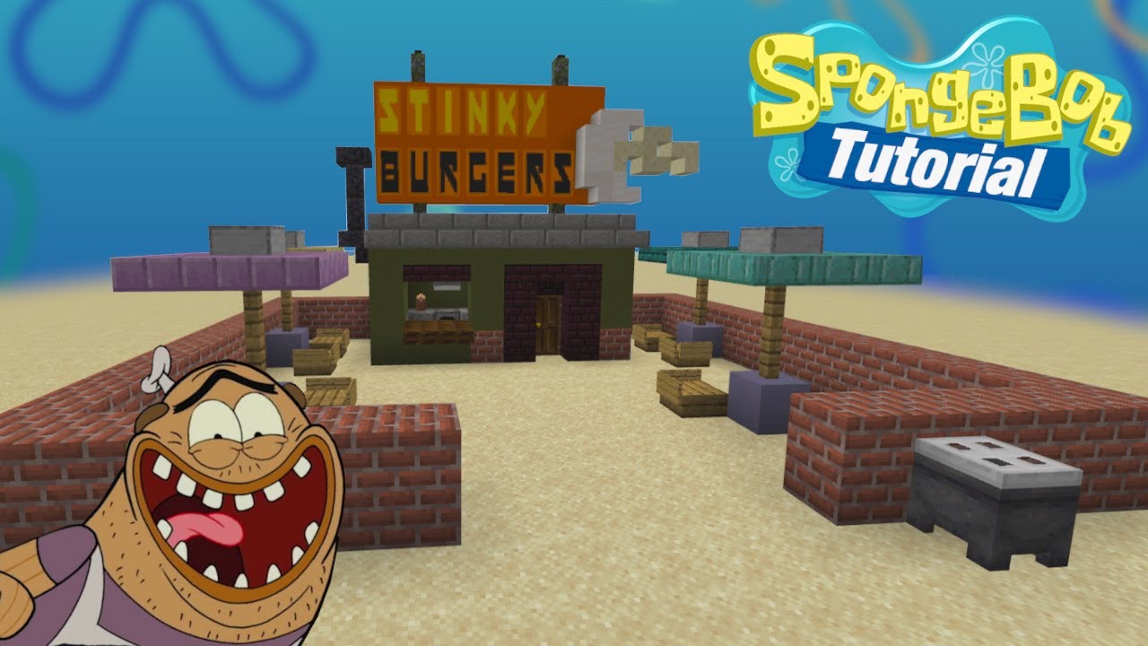 Stinky 🍔 Burger Tutorial | Spongebob Schwammkopf Minecraft Bauanleitung ...
