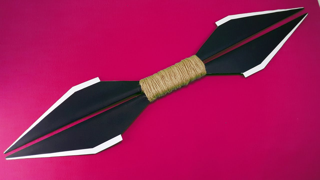 | DIY | How to Make a Paper Dragon Double Blade- EASY TUTORİAL - By Dr ...