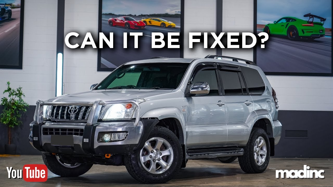 Fixing my scratched-up Prado - YouTube