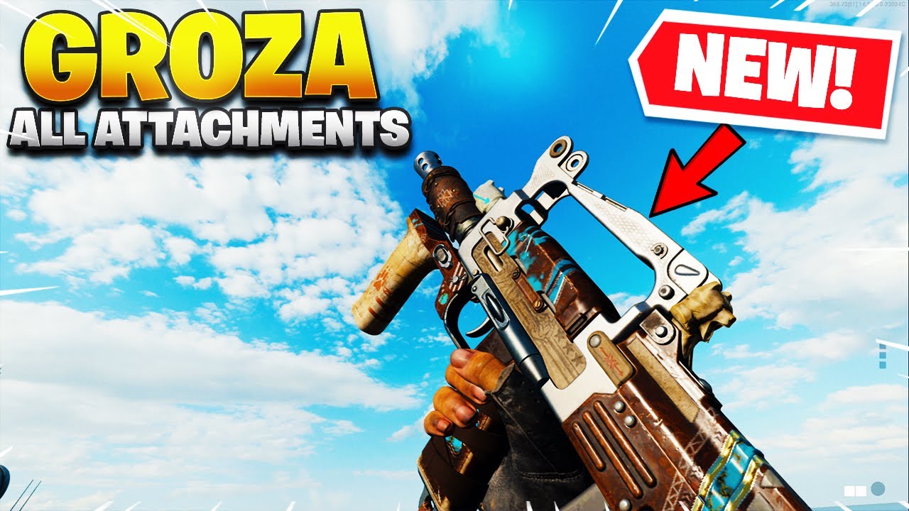 THE NEW "GROZA" ASSAULT RIFLE - ALL ATTACHMENTS & CUSTOMIZATION OPTIONS ...