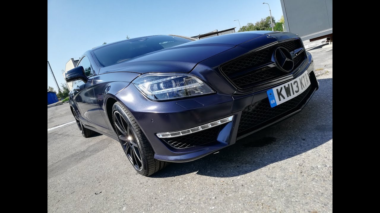 Mercedes Benz CLS 63 AMG Satin Pearl Midnight blue /custom paint car ...