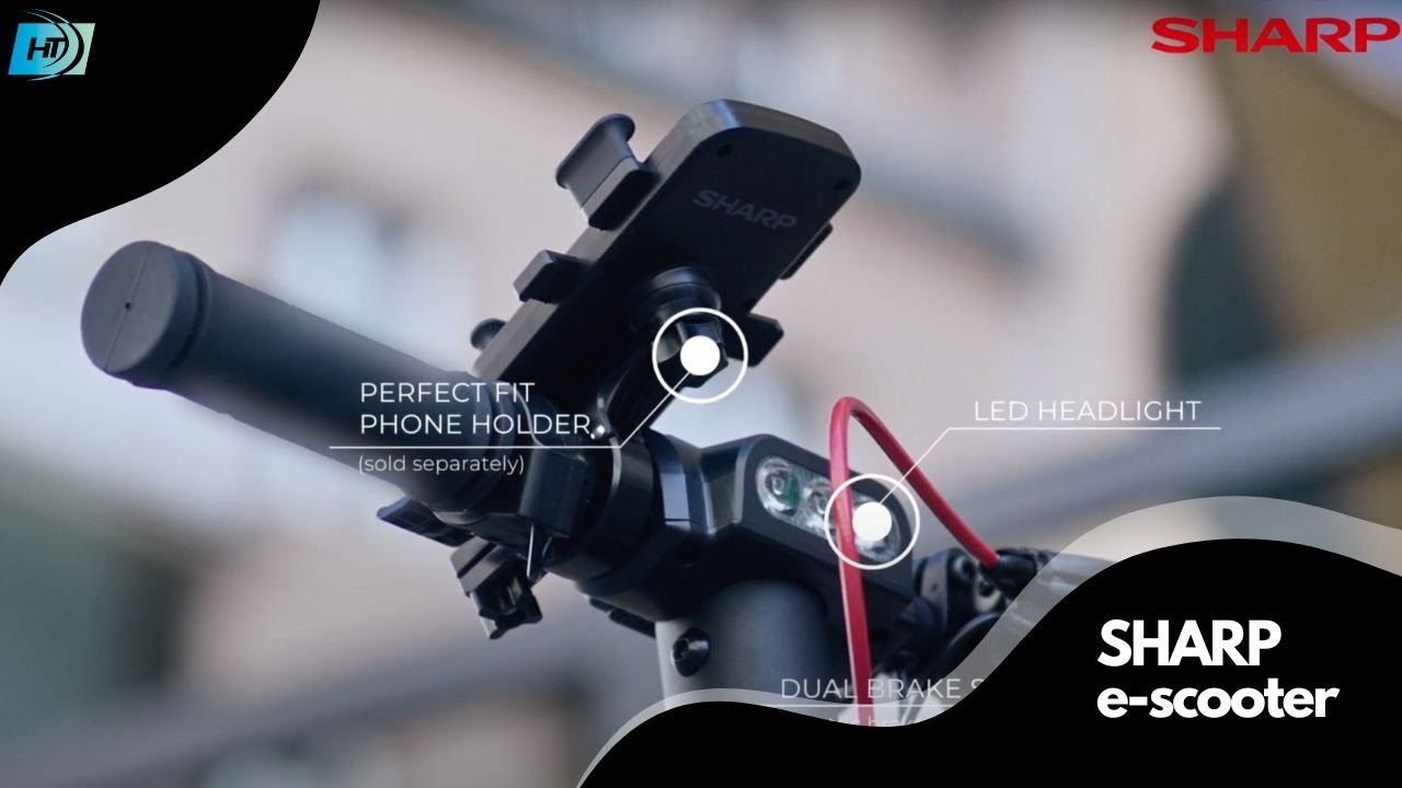 SHARP E-scooter - YouTube