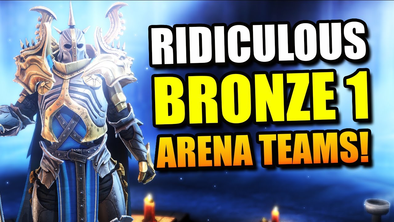 UTTERLY INSANE BRONZE 1 ARENA TEAMS, THIS NEEDS TO CHANGE! || RAID ...