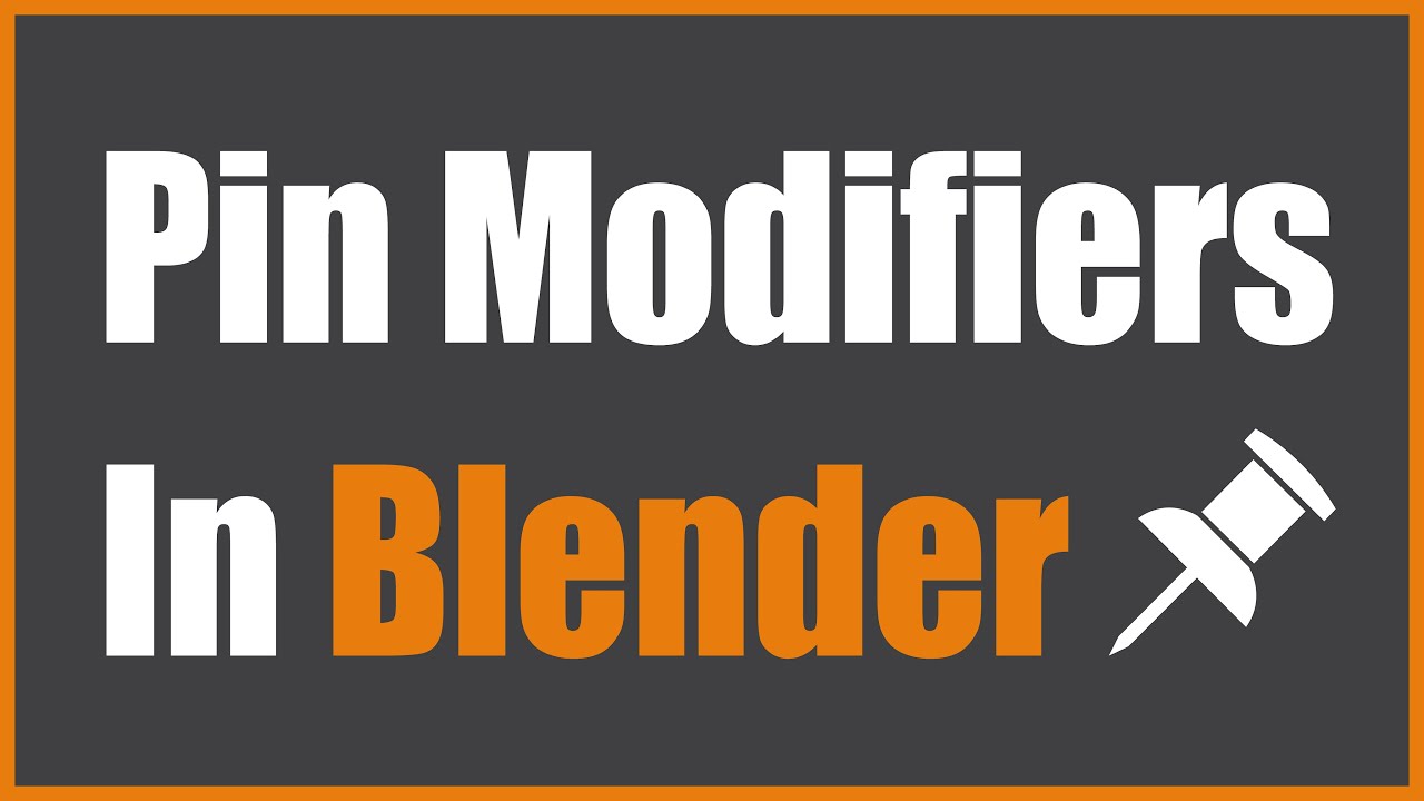 PIN Modifiers in Blender 4.2 - New Feature! - YouTube