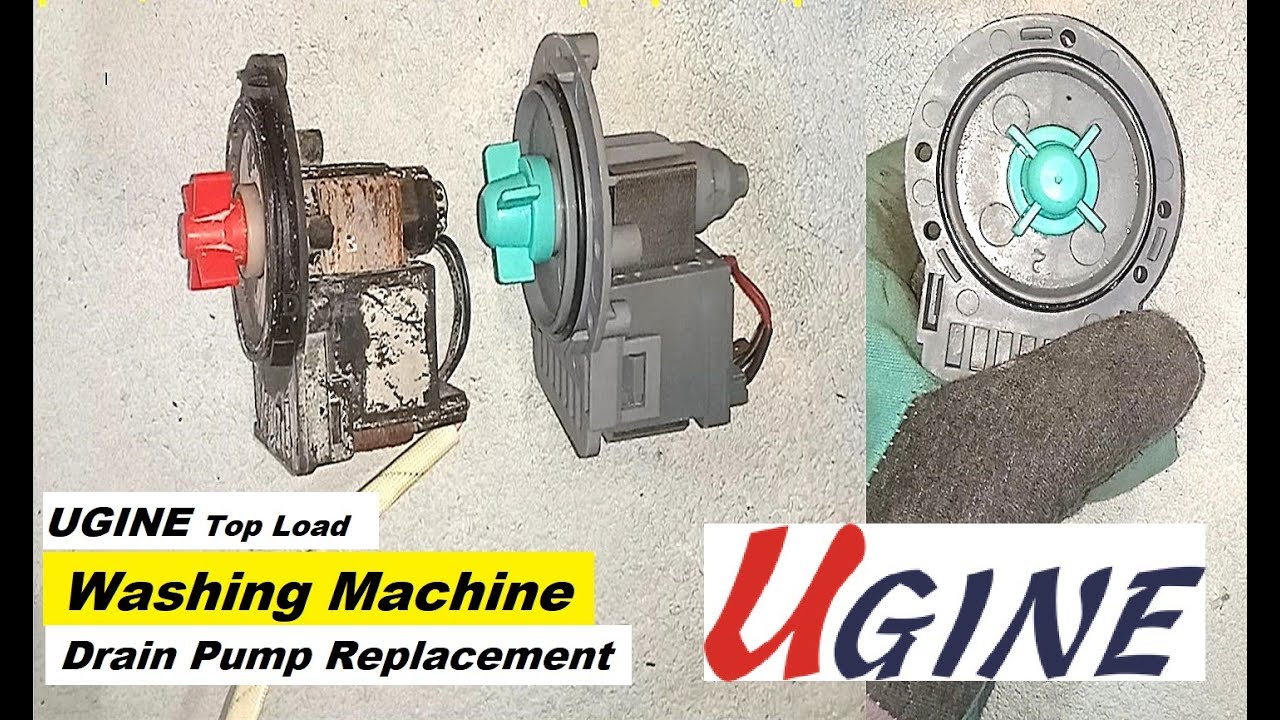 How to Quick Fix UGINE Washing Machine Drain Pump - YouTube