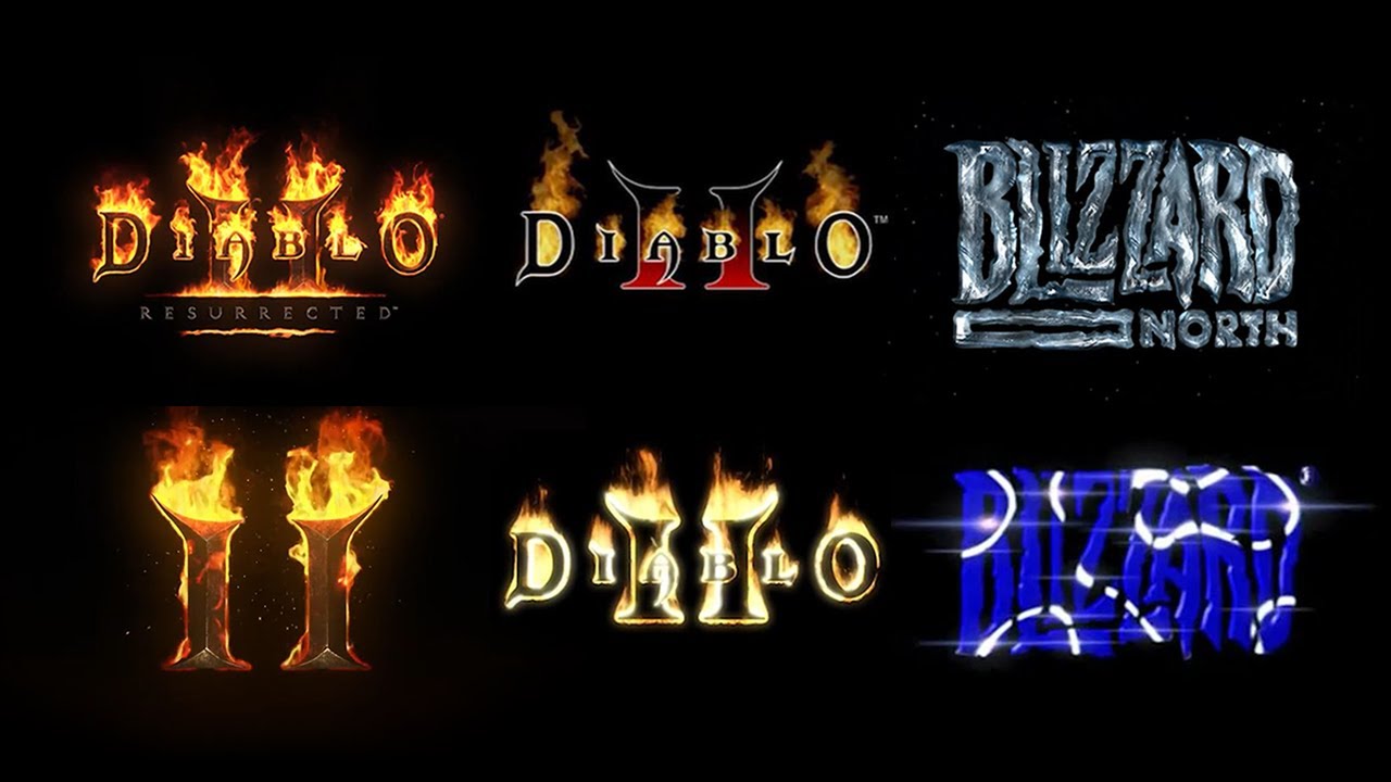 Diablo 2 Resurrected D2 Classic and Blizzard Animated Logos Compilation ...