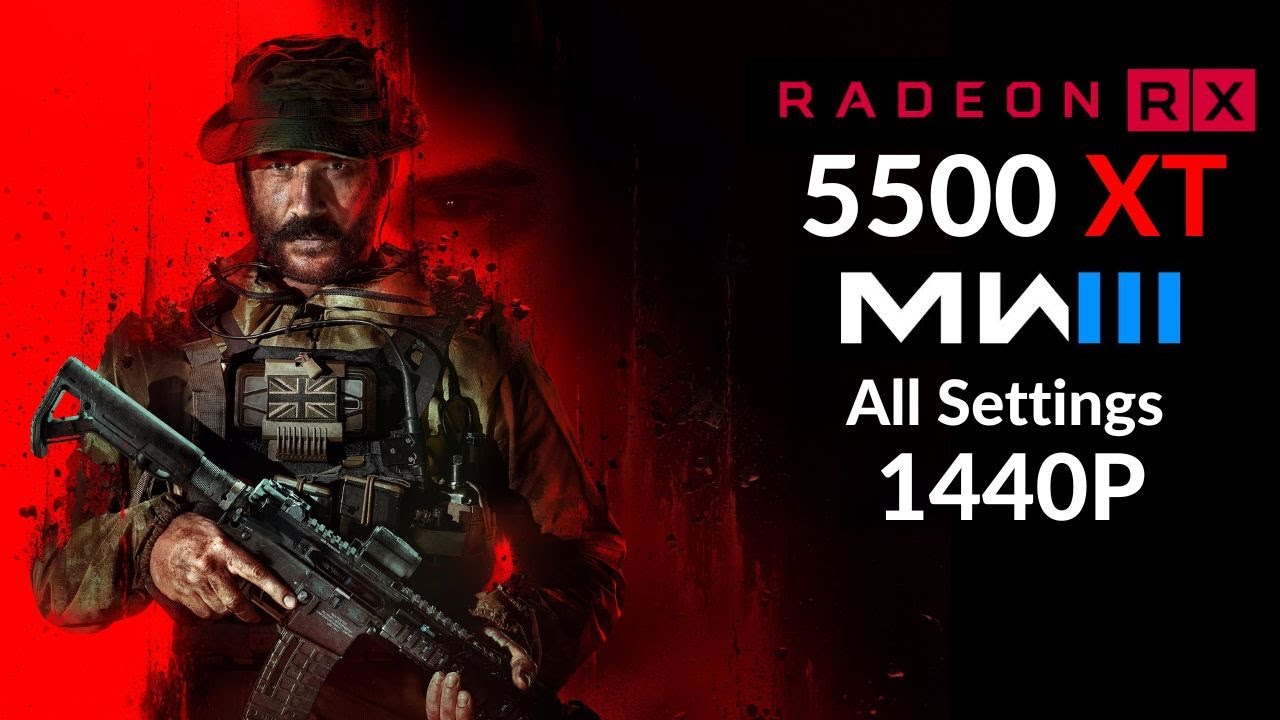 Call of Duty Modern Warfare 3 MW3 Beta 5500XT 5600X Benchmark - YouTube