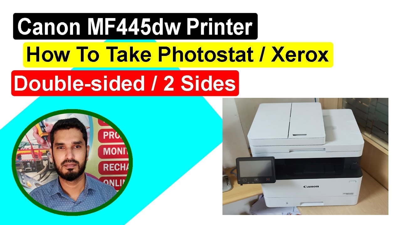 Canon MF445dw Printer Take Photostat / Photocopy / Copy Prinitng ...