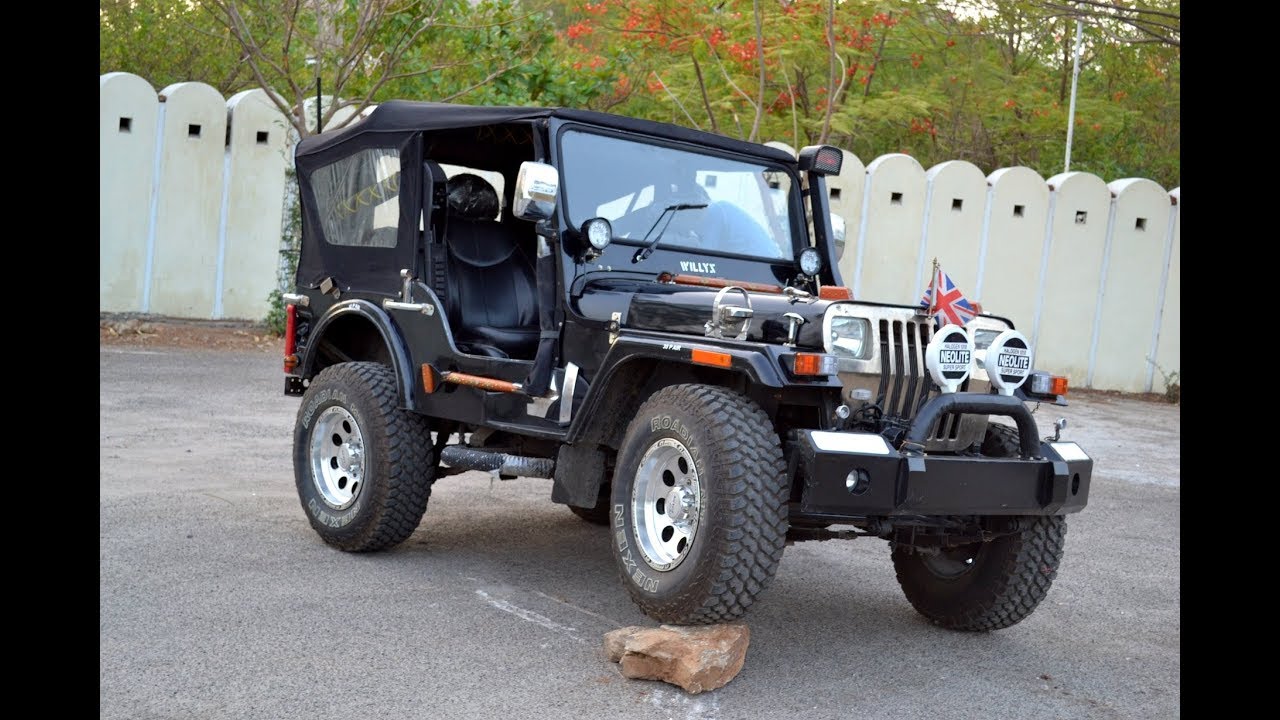 Wrangler YJ style short wheelbase jeep (TOYOTA 3C TURBO ENGINE) (review ...