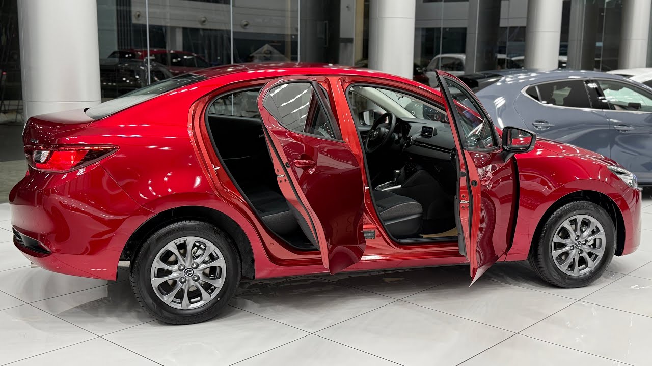 New 2025 Mazda 2 Sedan - 1.5L Styling Vehicle | Red Color - YouTube