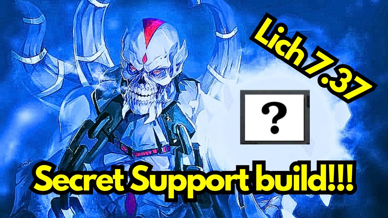 I Found the BEST Way How to Play Support Lich - Dota 2 - Patch 7.37 - YouTube