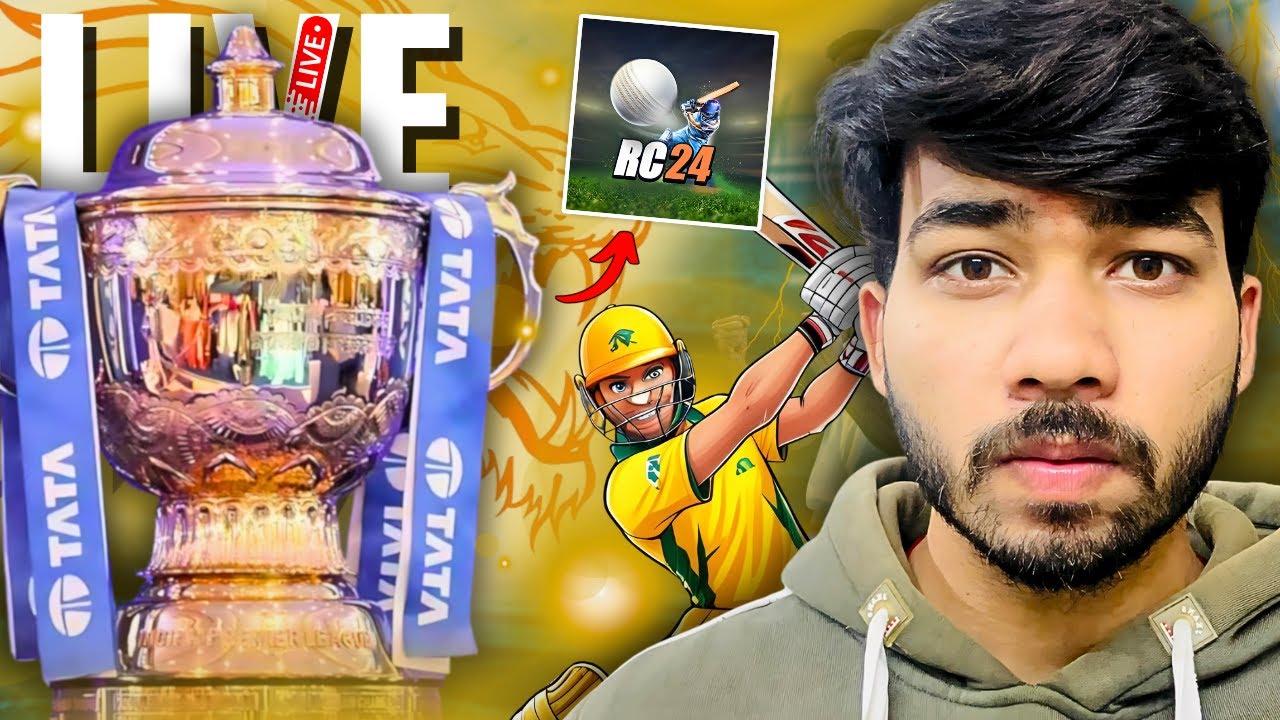 *CSK vs RR* in Indian Premier League 2025 in Real Cricket 24 🏆| RCPL - YouTube