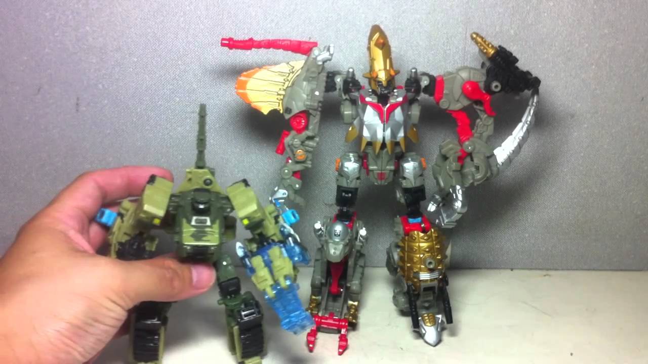 Transformers PCC Grimstone with Dinobots 5-pack - YouTube