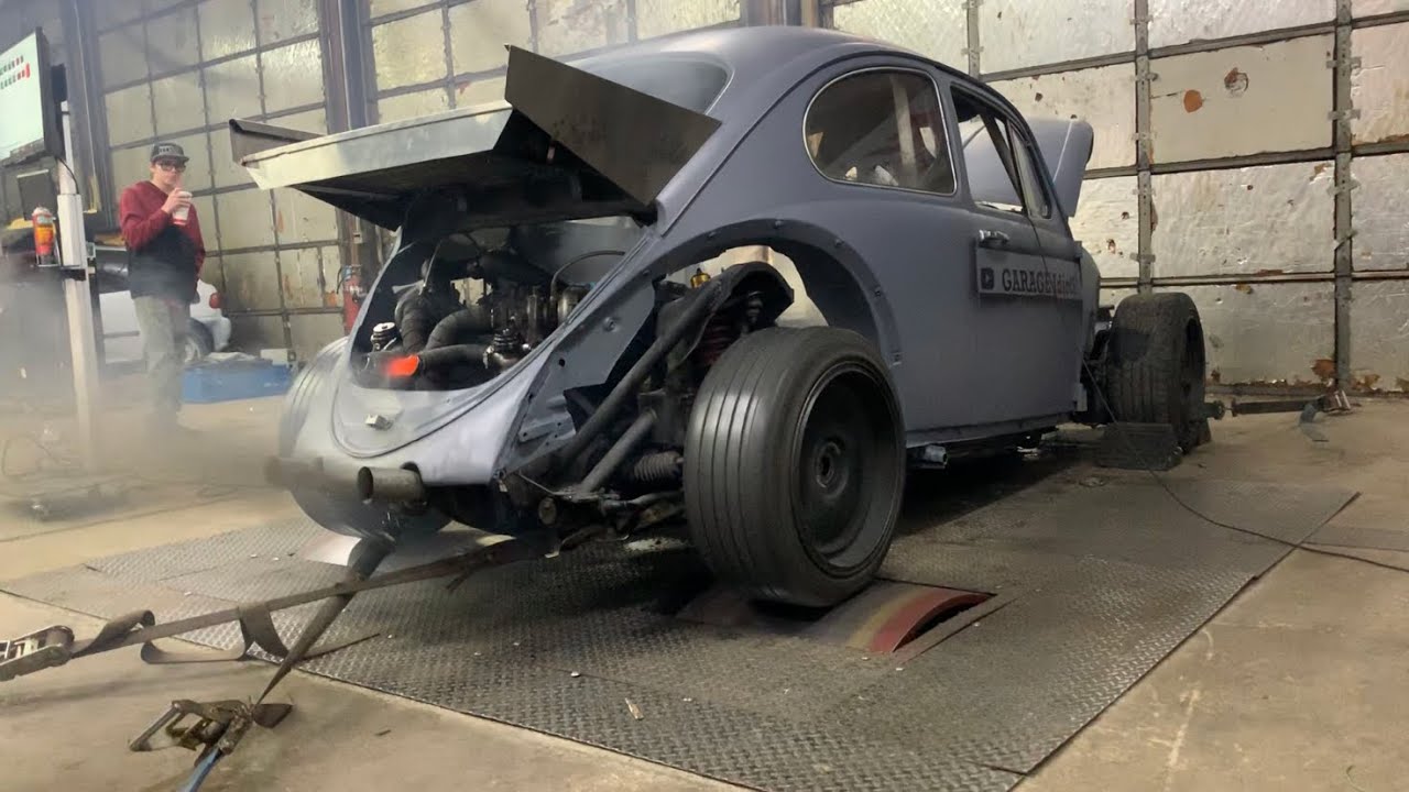 Turbo B18 VW Bug hits the Dyno at PFI SPEED! (We made a LOT of mistakes ...