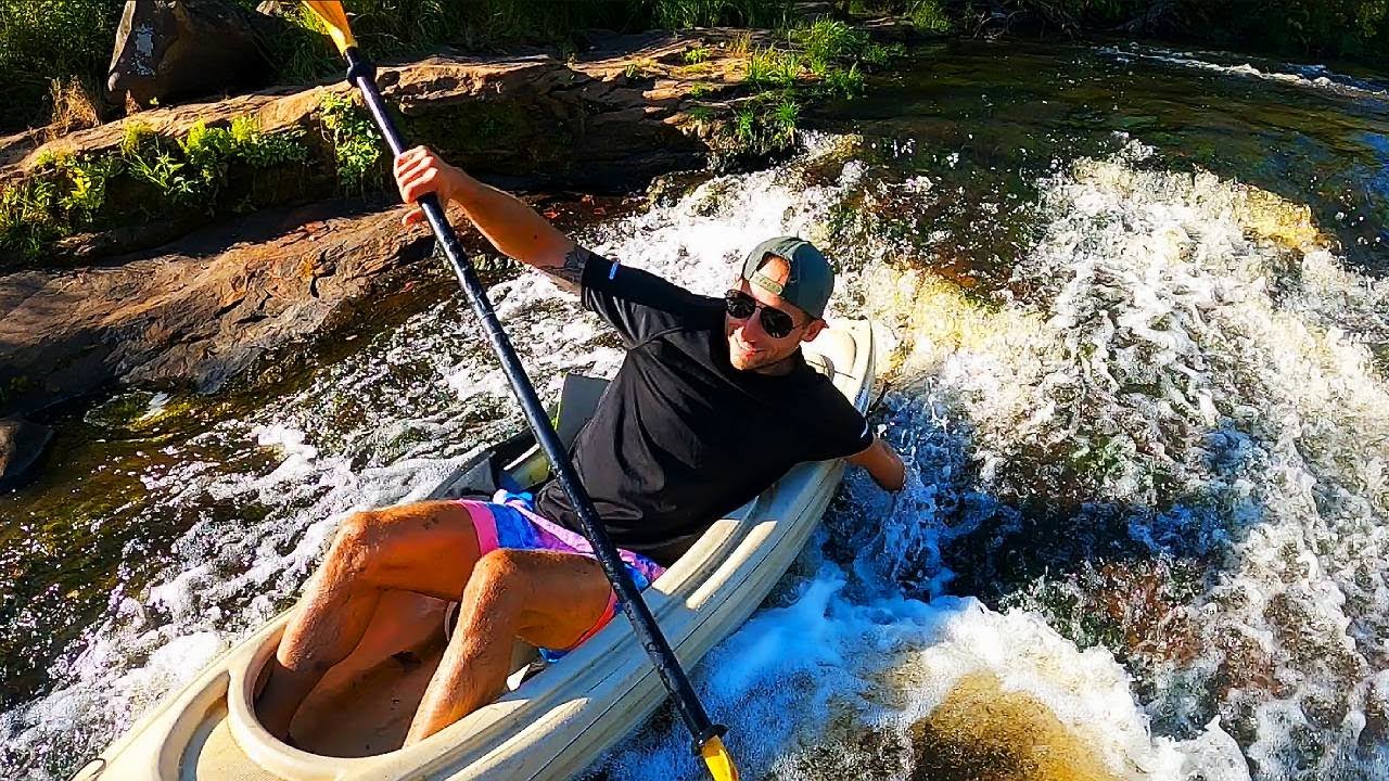 Kayaking Kettle River Minnesota: Banning St Park Minnesota - YouTube