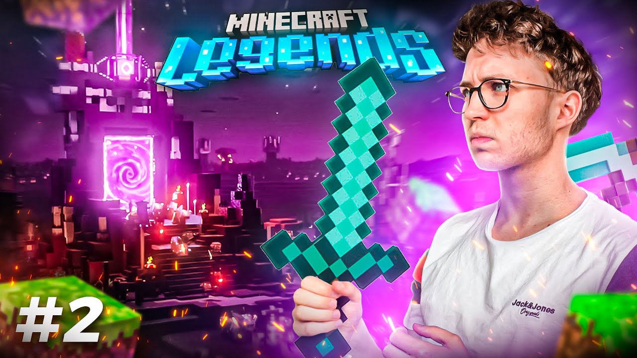 LE PORTAIL DU NETHER ! 🤯 | Minecraft Legends #2 - YouTube