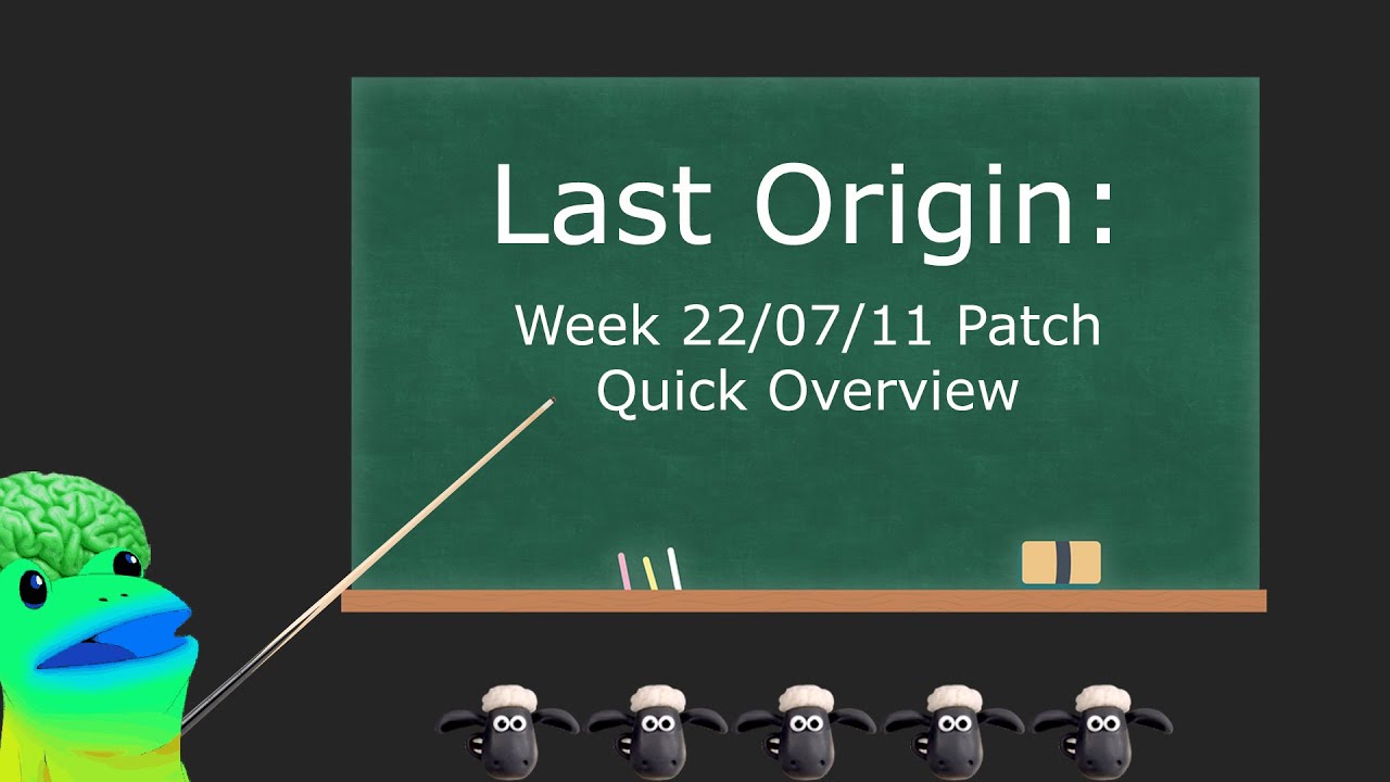 Last Origin: Week 22/07/11 Patch Quick Overview - YouTube