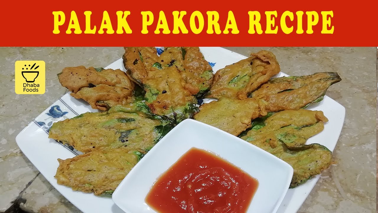 Palak pakora recipe | Crispy palak pakoda | Spinach fritters | Ramadan ...