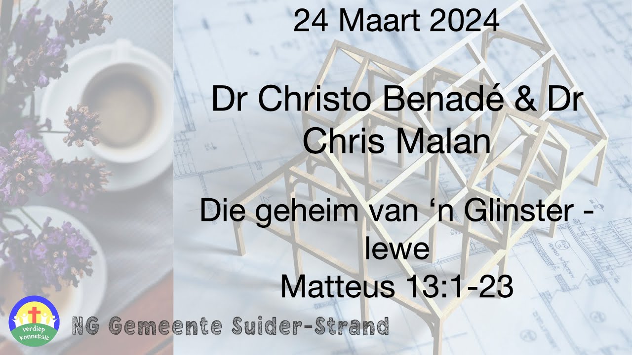 Dr Christo Benadé & Dr Chris Malan | 24 Maart | Suider-Strand Gemeente ...