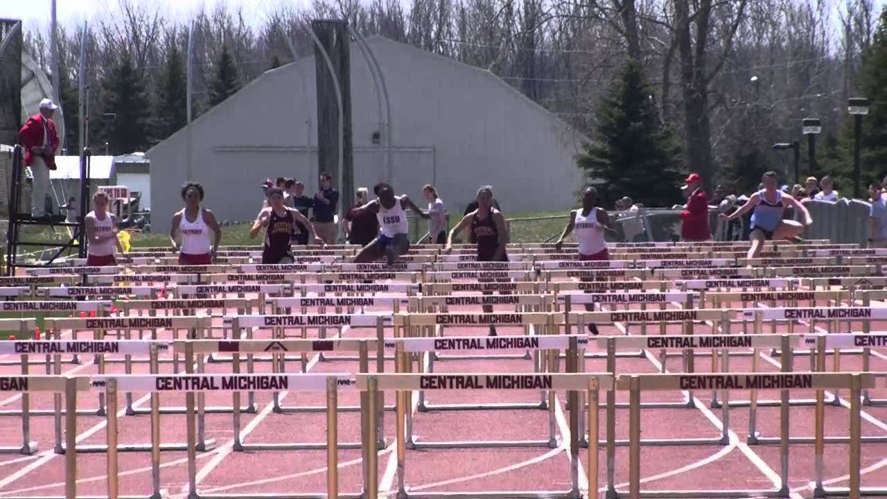 Lyle Bennett Open 100m Hurdles Heat 1 - YouTube