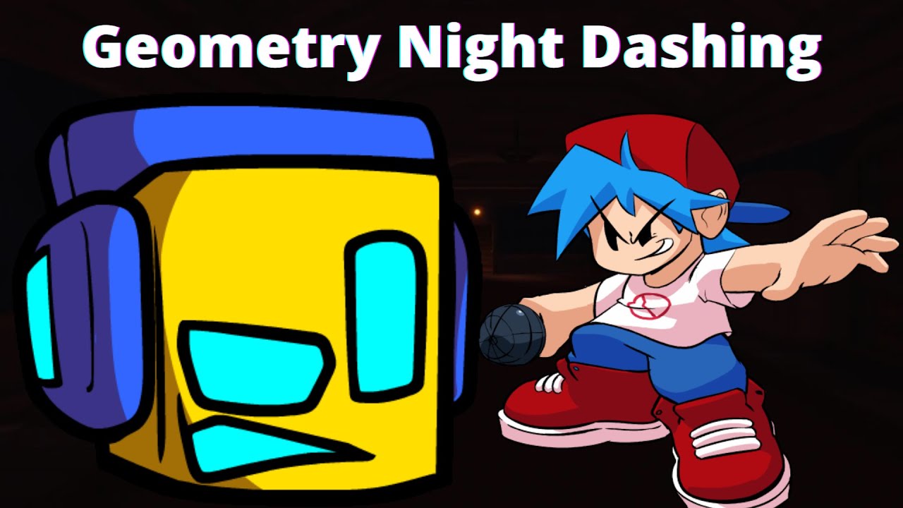Friday Night Funkin' VS Geometry Dash ( FNF MOD/HARD) - YouTube
