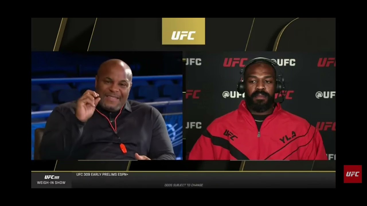 Jon Jones, DC interview UFC 309 - YouTube