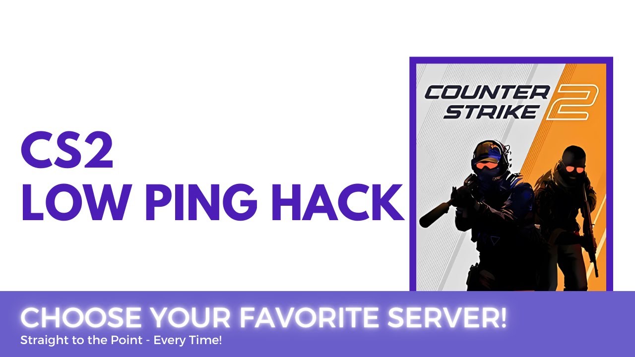 CS2 Low ping hack l Choose your server! - YouTube