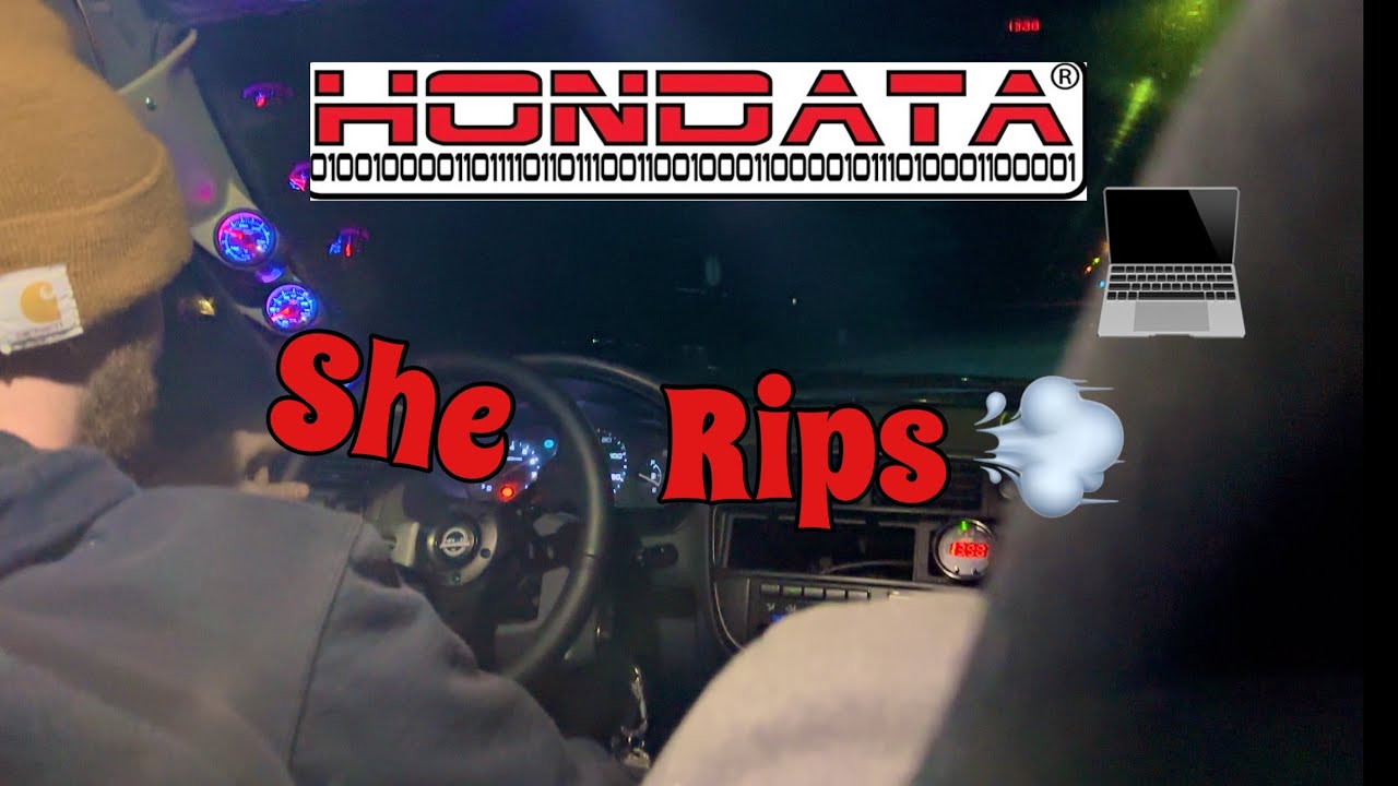 Street testing K$’s stock b18b1 turbo | ek sedan - YouTube